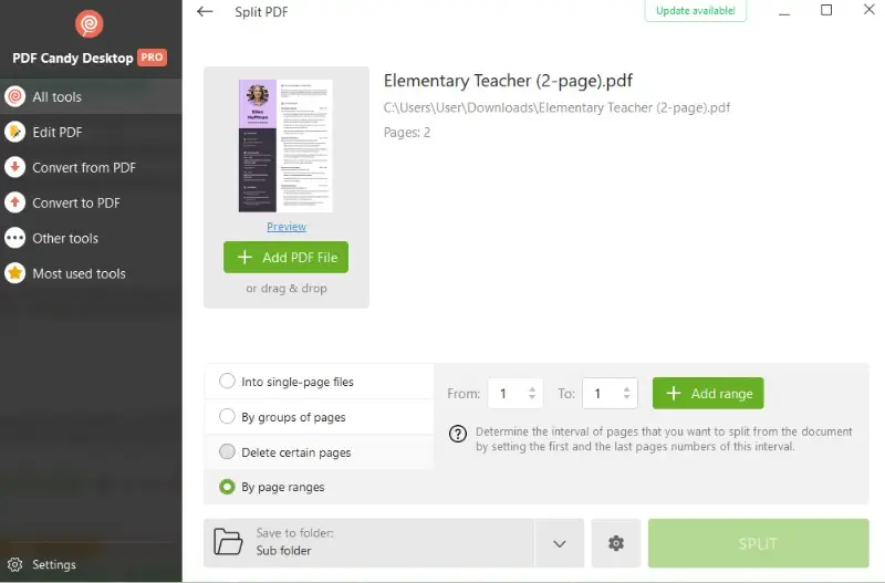 How to Extract One Page from a PDF: 4 Ways - PDF Candy